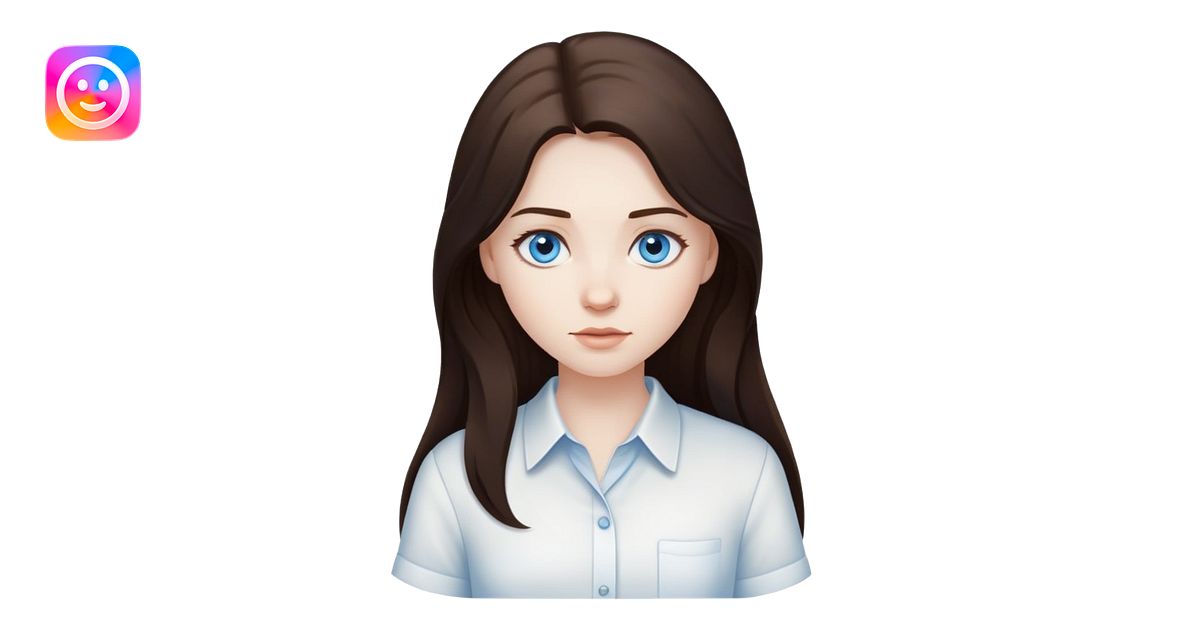girl with long dark brown hair and pale skin blue eyes white shirt ...
