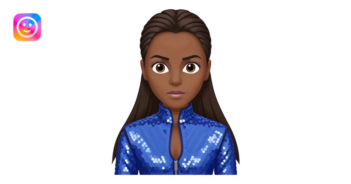 Mel C from Spice Girls with long dark brown ponytail hair, perwinkle ...