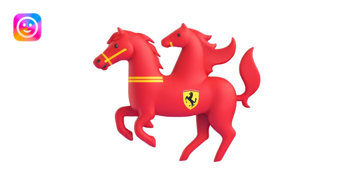 Ferrari logo emoji | AI Emoji Generator
