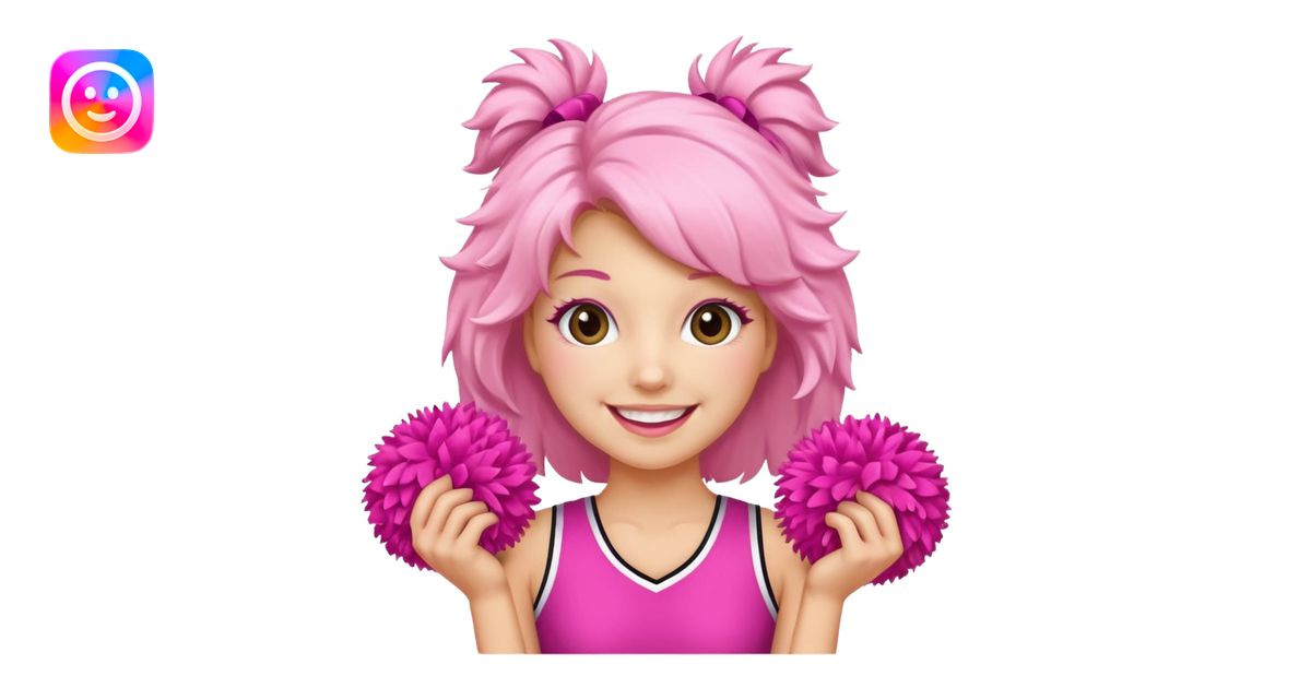 create an emoji of a cheerleader head to foot emoji | AI Emoji Generator
