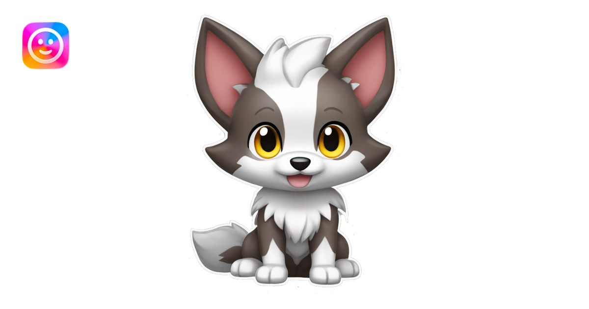 Kawaii Cool Chibi Poochyena-Rocruff-Lycanroc-Pokémon Full Body Detailed ...