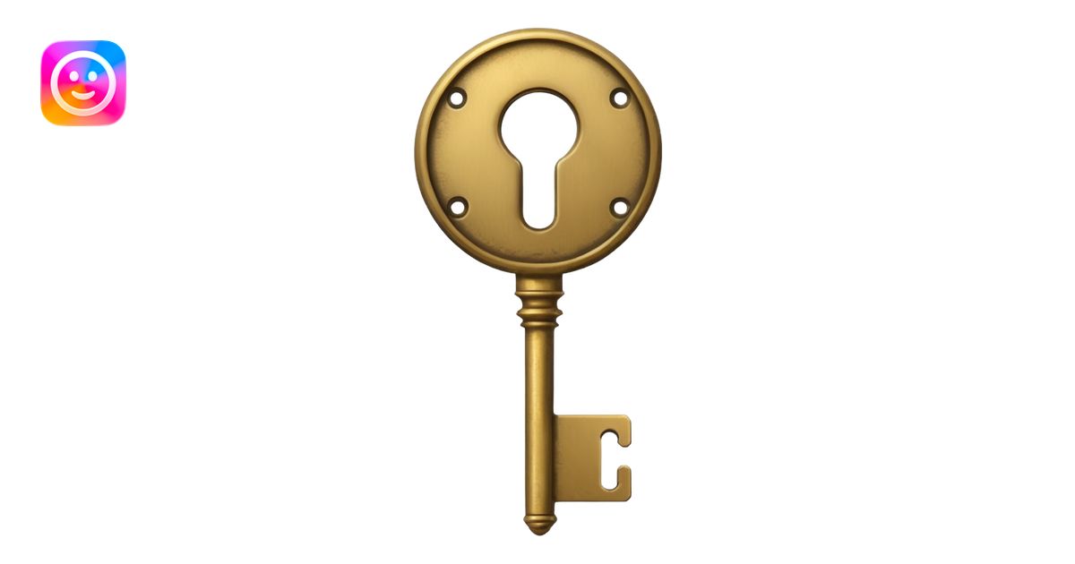 key in keyhole emoji | AI Emoji Generator
