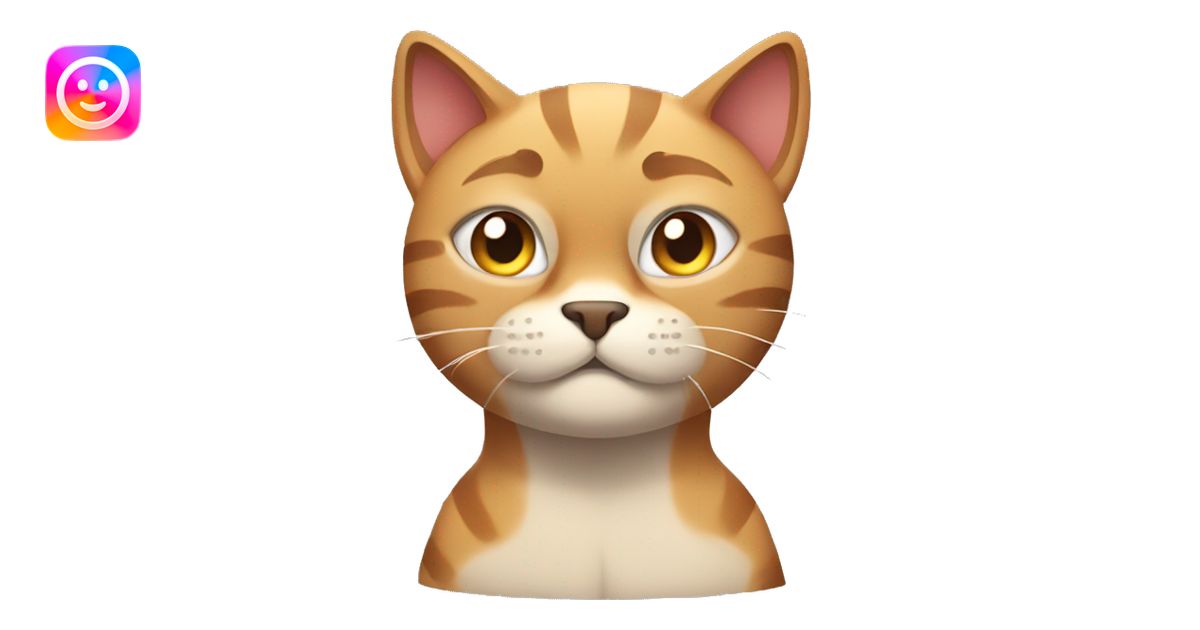Muscular cat emoji | AI Emoji Generator