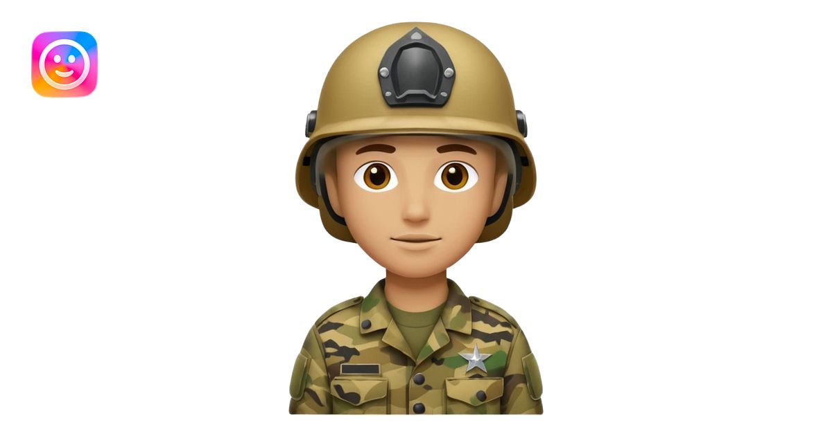 Soldier emoji | AI Emoji Generator