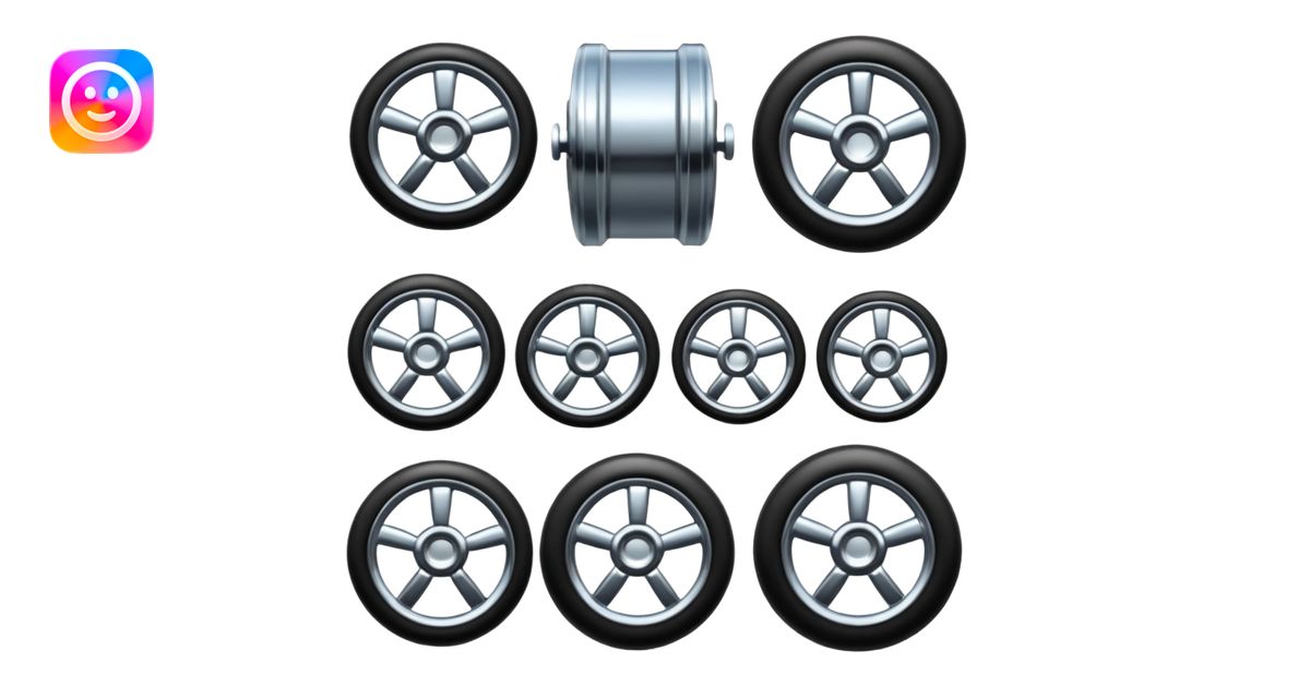 Things with wheels emoji | AI Emoji Generator