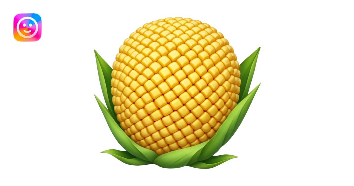 Ball of corn emoji | AI Emoji Generator