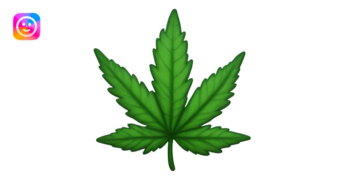 emo weed leaf emoji | AI Emoji Generator