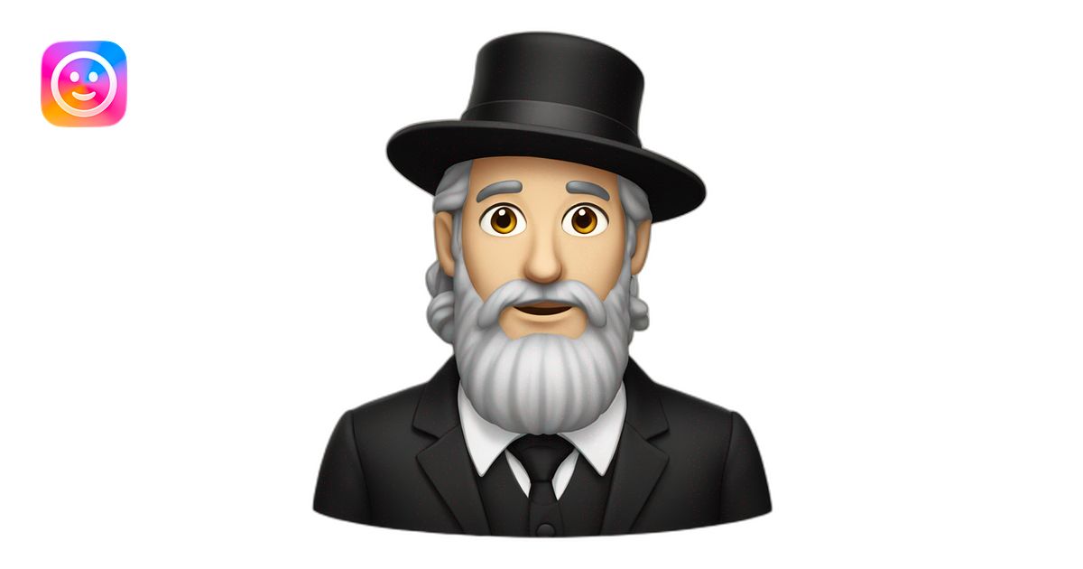 Hasidic Jew emoji | AI Emoji Generator
