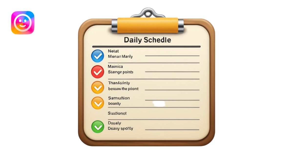 schedule emoji | AI Emoji Generator