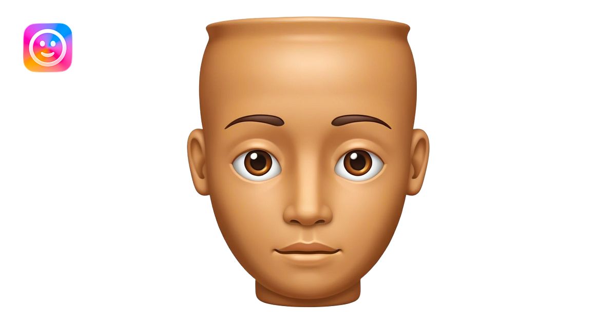 Vase human head emoji | AI Emoji Generator