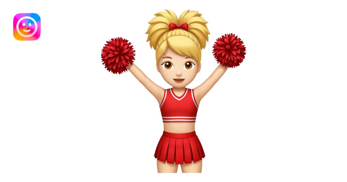 cheerleader pom pom emoji | AI Emoji Generator