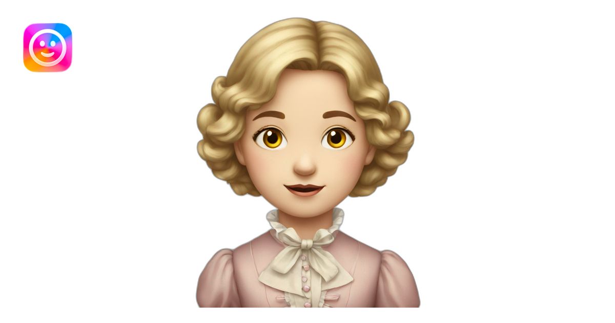 Victorian Girl: Age 6 emoji | AI Emoji Generator