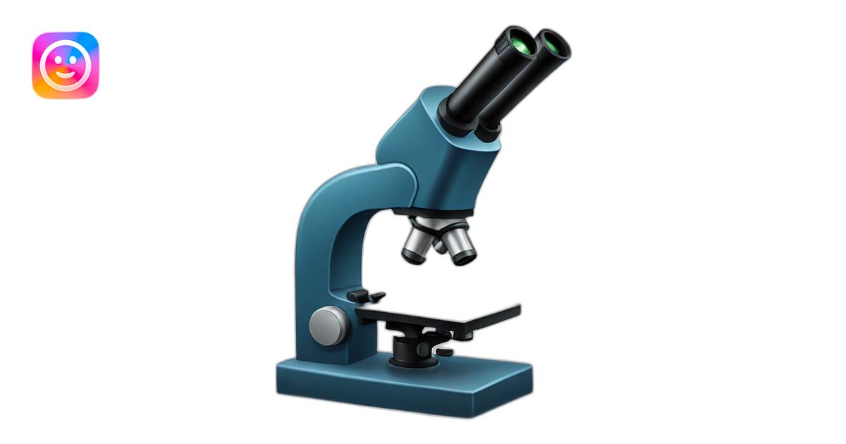 Microscope emoji | AI Emoji Generator