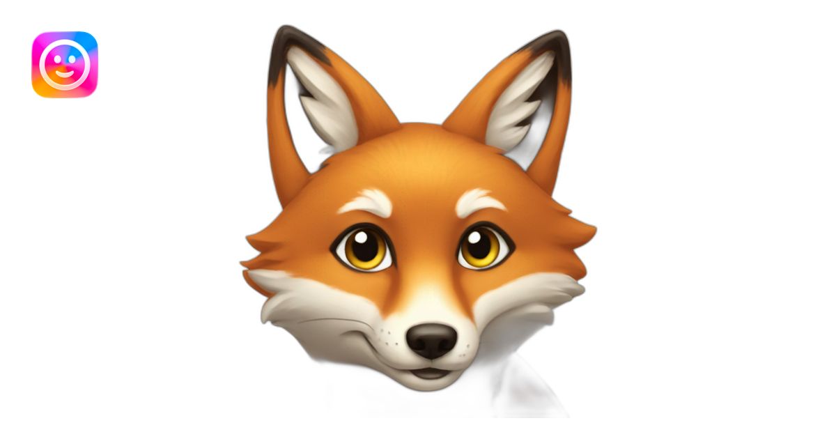 Swettie fox emoji | AI Emoji Generator