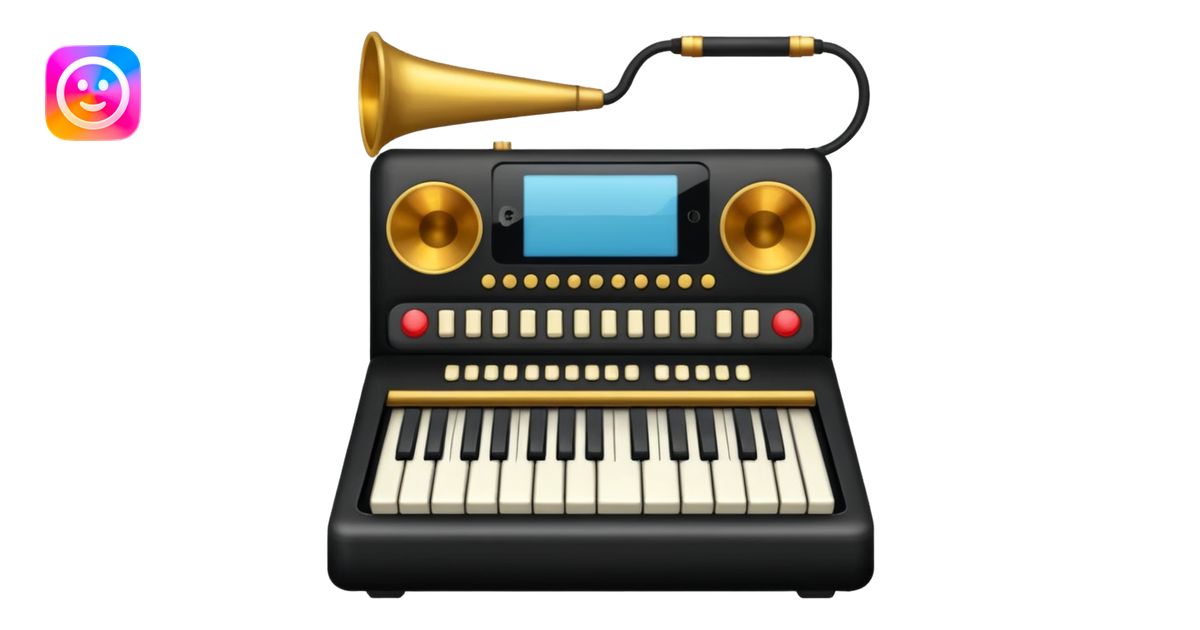 electronic music instrument emoji | AI Emoji Generator