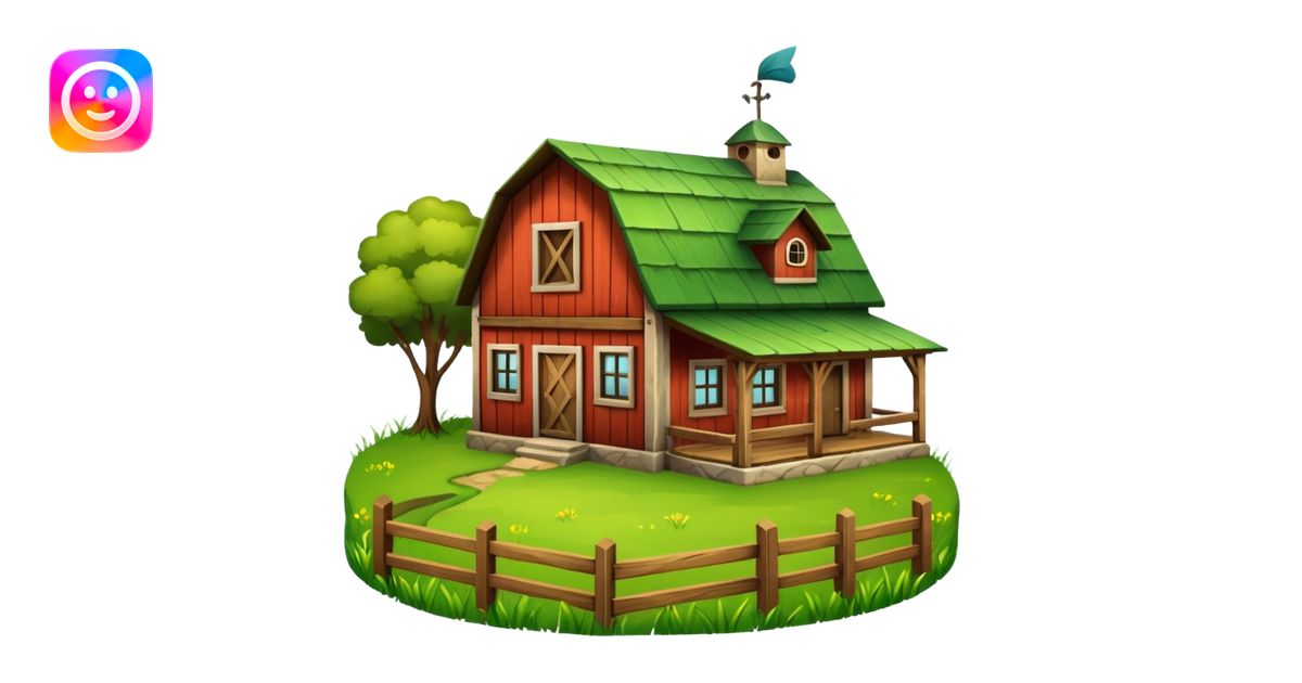 house farm emoji | AI Emoji Generator