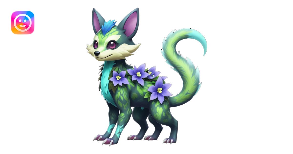 Realistic Sharp swampy mossy elemental ivy floral detailed Colorful ...