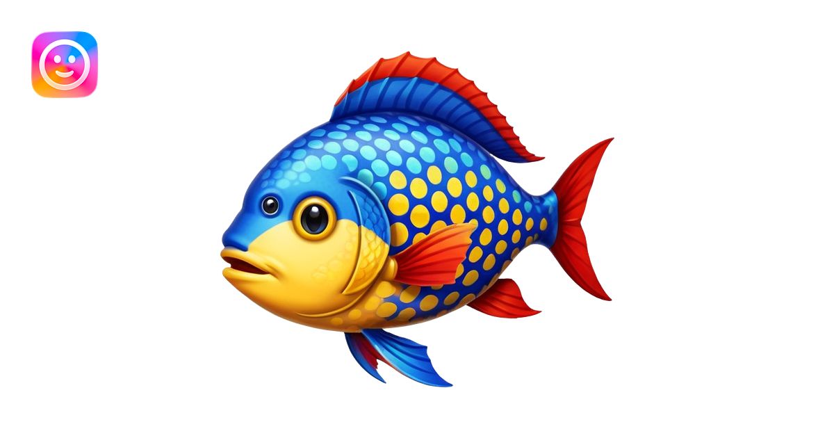 Spotted Fish emoji | AI Emoji Generator