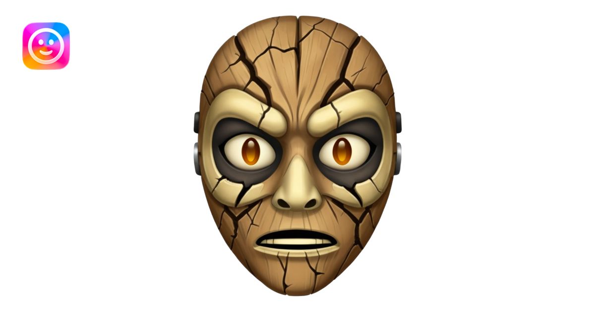 haunted dark mask emoji | AI Emoji Generator