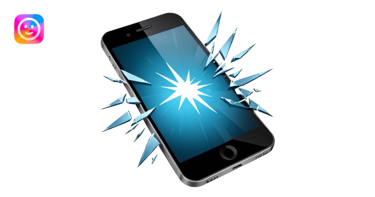 damaged phone emoji | AI Emoji Generator