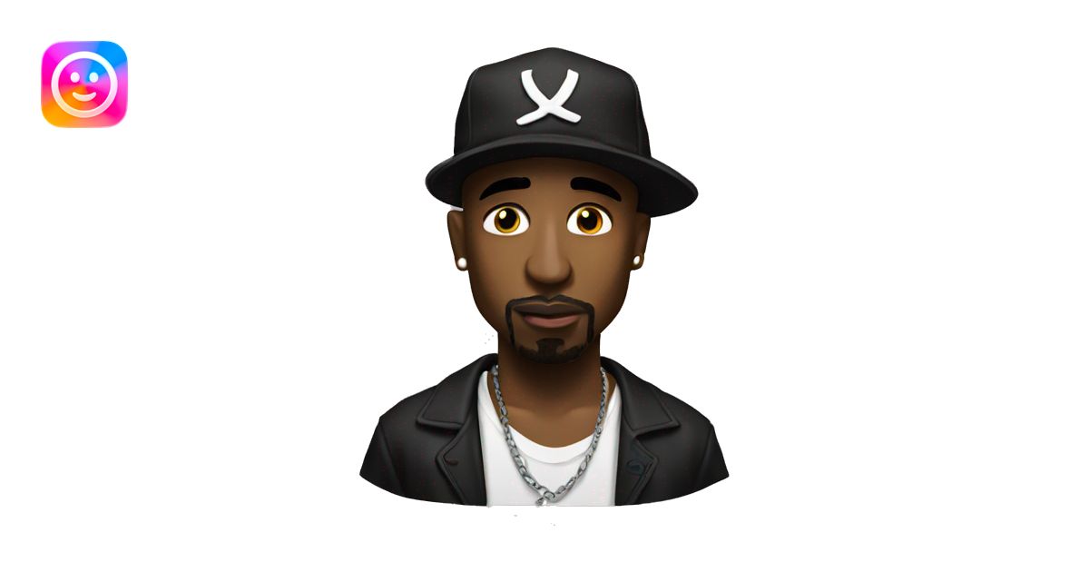 Tupac emoji | AI Emoji Generator