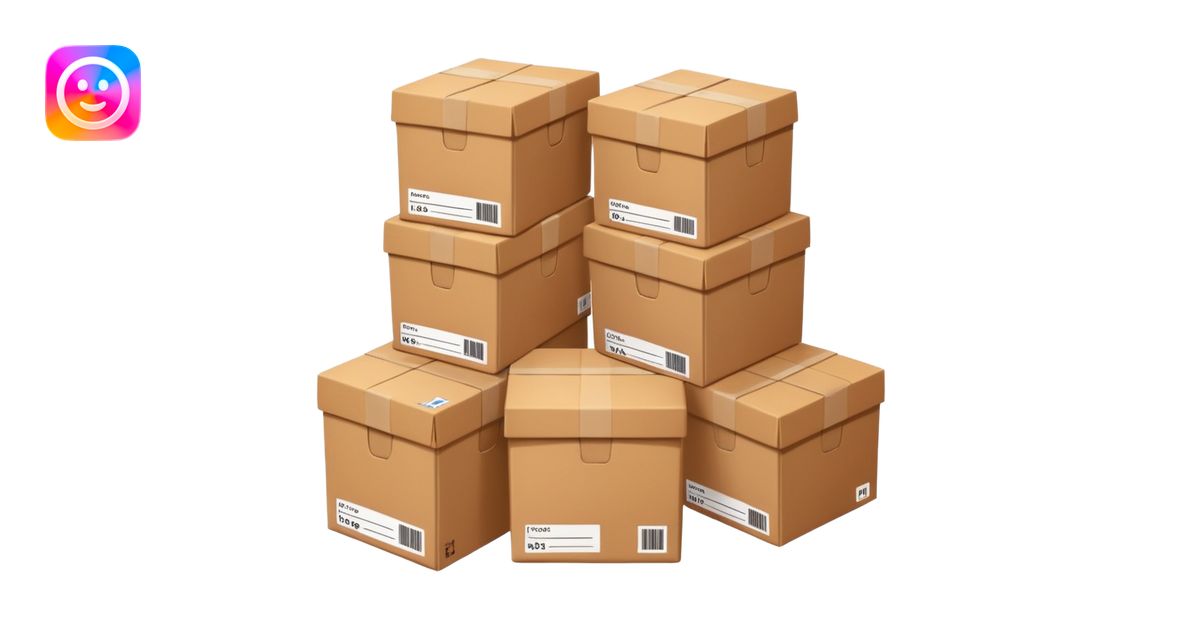 create a realistic emoji showing logistics in a efficent way emoji | AI ...