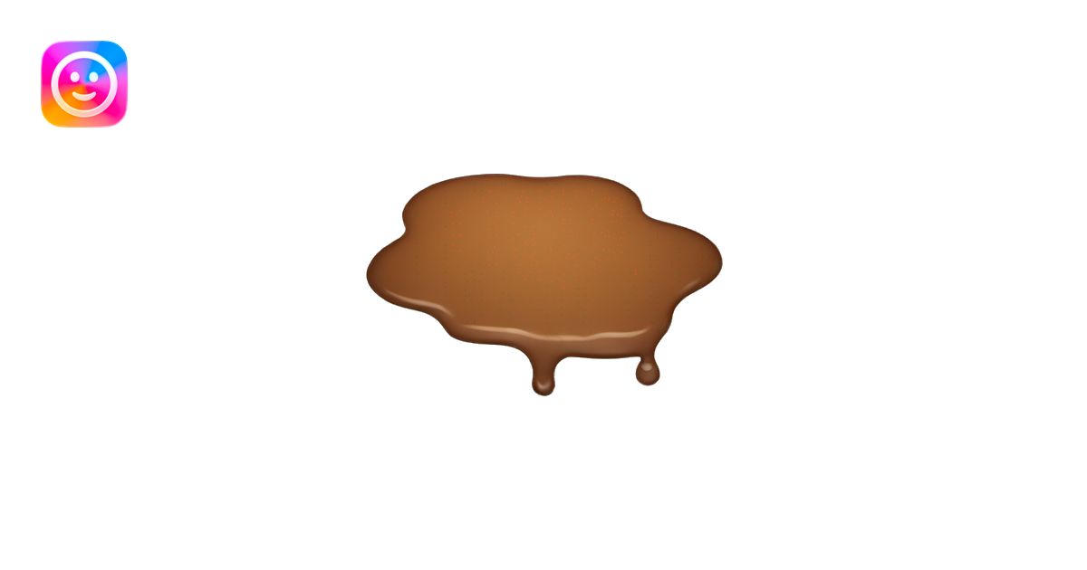 brown puddle emoji | AI Emoji Generator