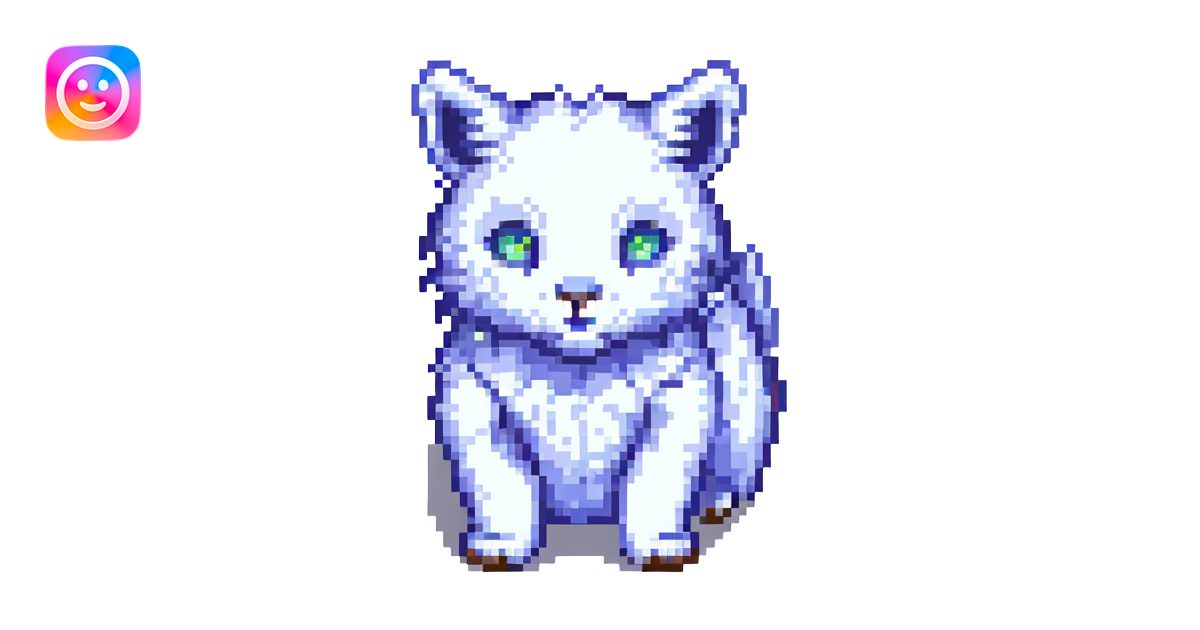 Neon Splash Fantasy Furry Animal Creature illustration | AI Emoji Generator