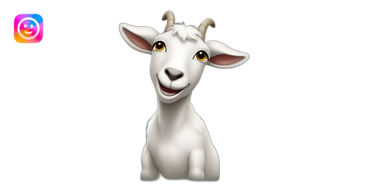 goat haciendo un dab emoji | AI Emoji Generator