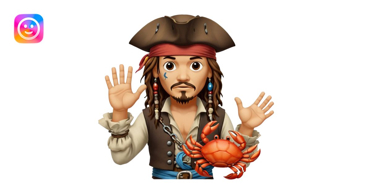 jack sparrow from the film pirates of the caribbean, shooo-ing the ...