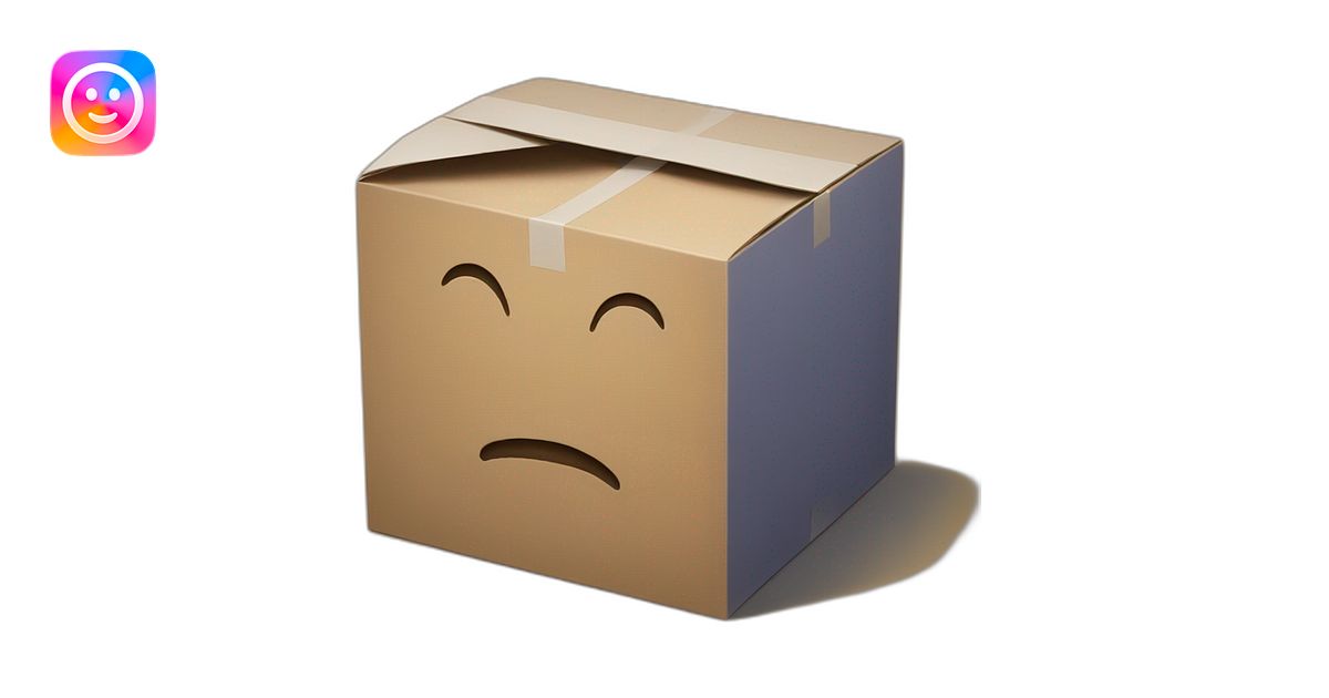 box facing forward emoji | AI Emoji Generator