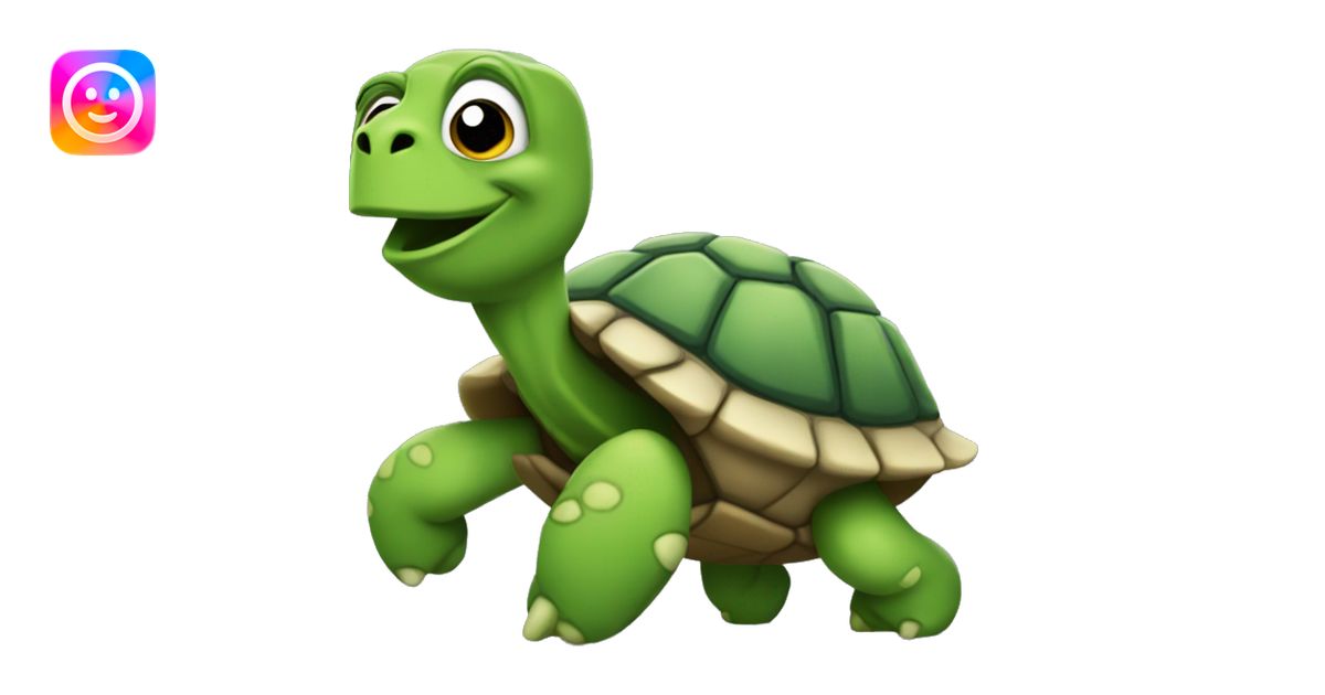 Tortuga bailando 🐢 emoji | AI Emoji Generator