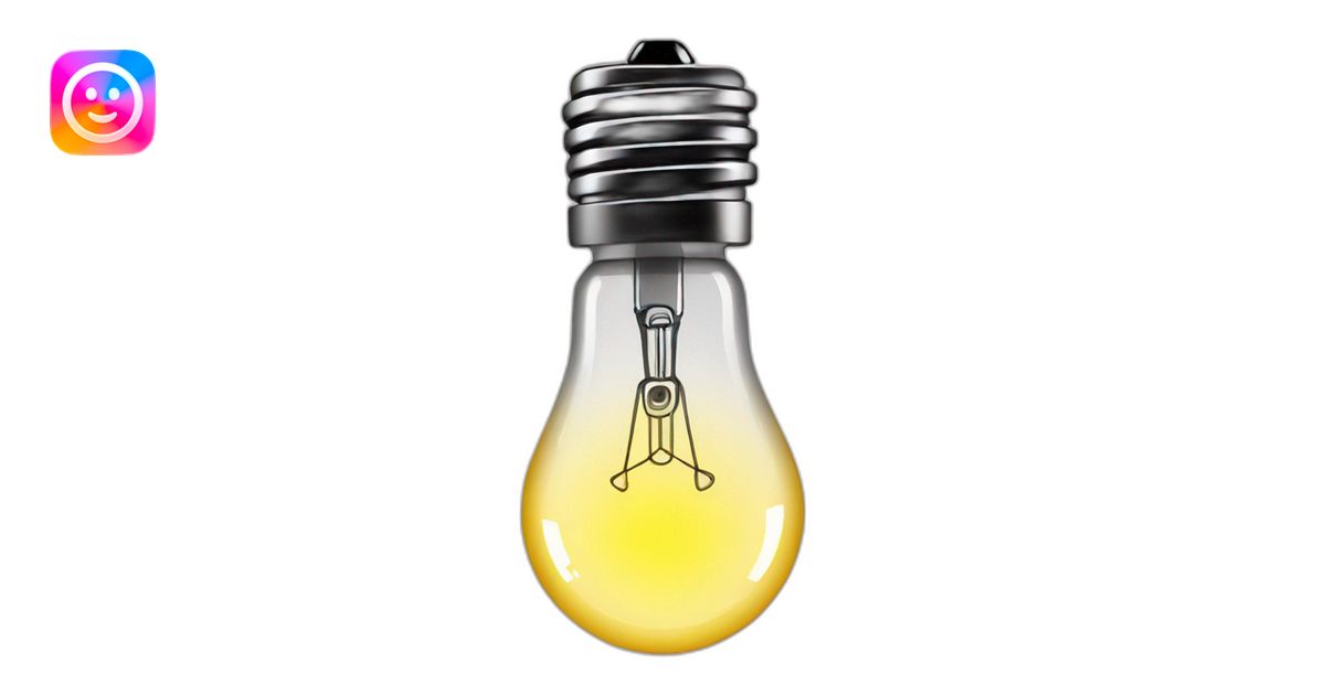 light bulb idea emoji | AI Emoji Generator