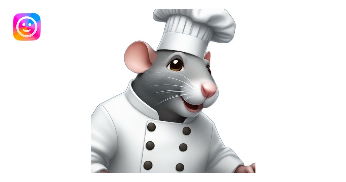 chef rat remi ratatouille emoji | AI Emoji Generator