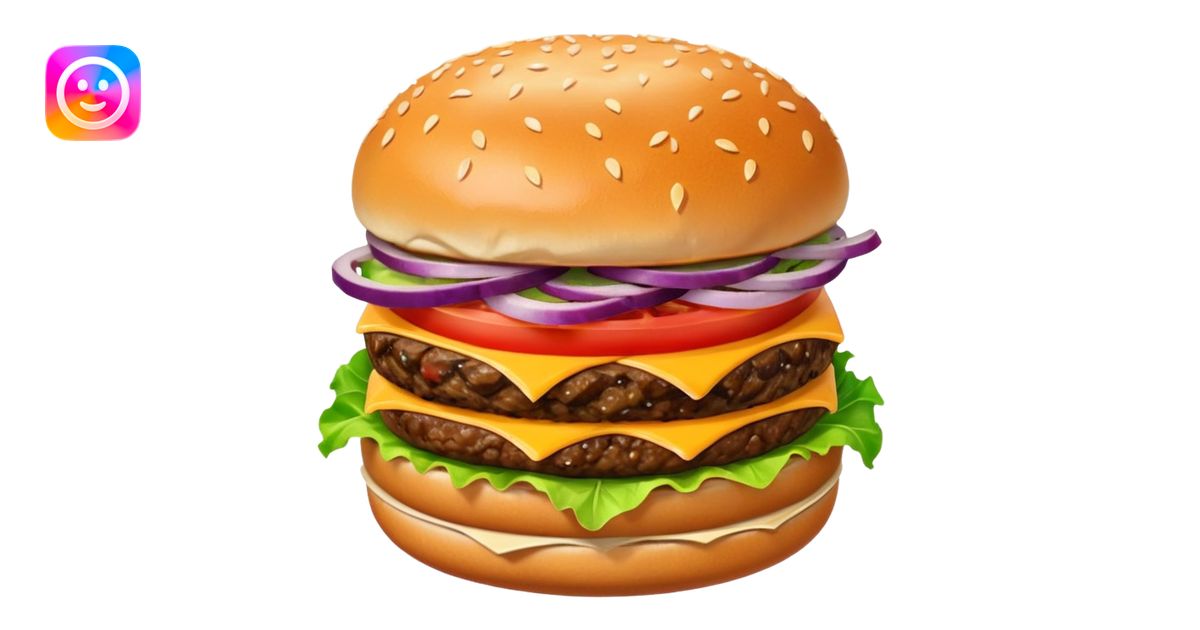 burger emoji | AI Emoji Generator
