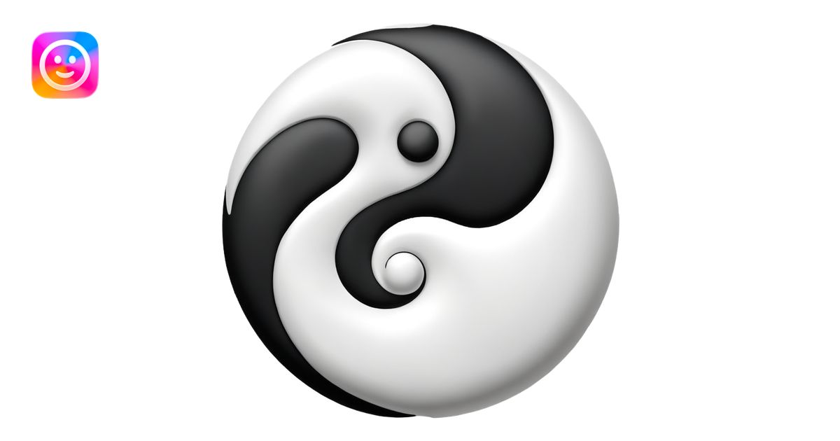 yin yang symbol emoji | AI Emoji Generator