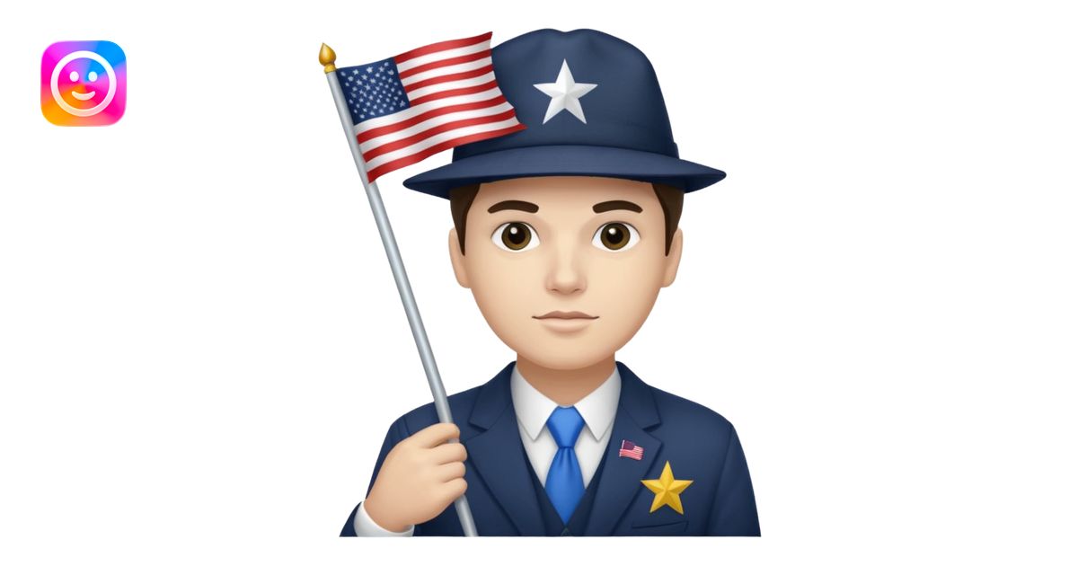 AF America first flag Nick Fuentes emoji | AI Emoji Generator