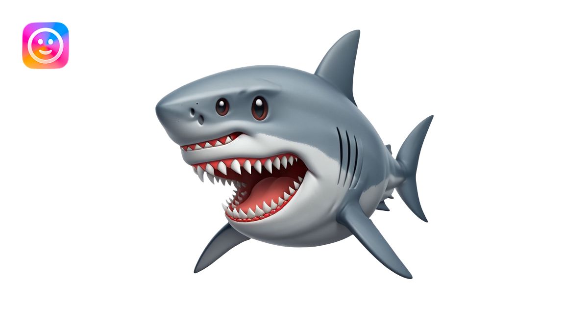make the shark super emoji | AI Emoji Generator