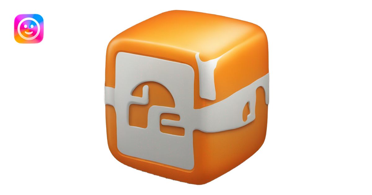 Orange box emoji | AI Emoji Generator