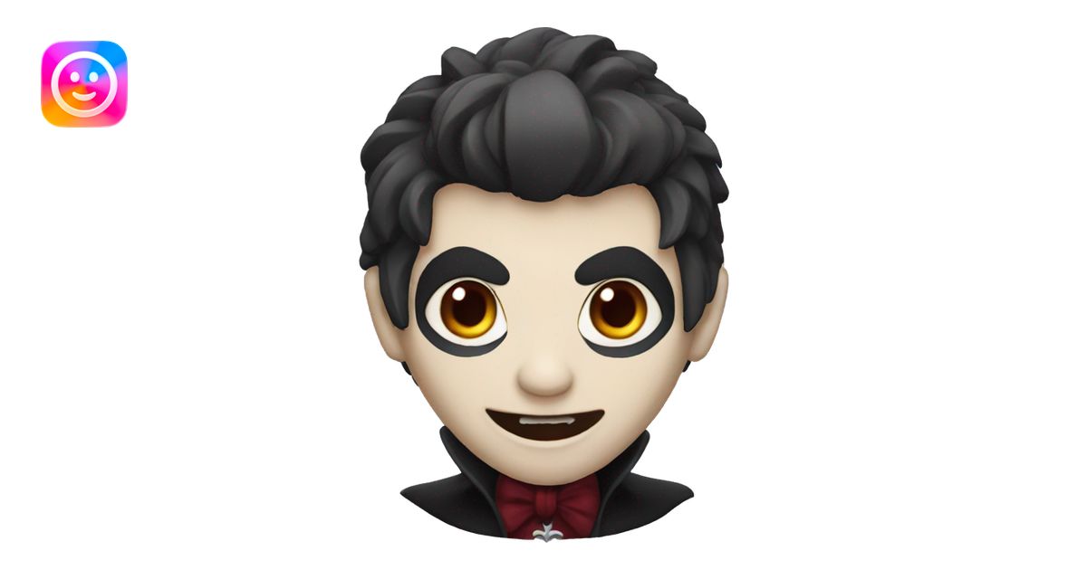 Vampire emoji | AI Emoji Generator
