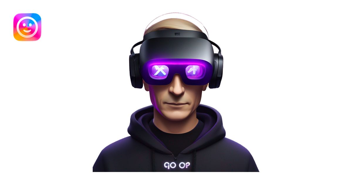 Vladimir Putin wearing a black hoodie with "OMG" letters on it and VR ...