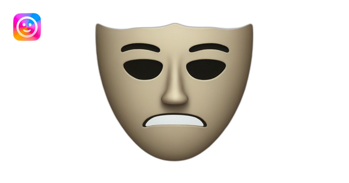 sad mask emoji | AI Emoji Generator