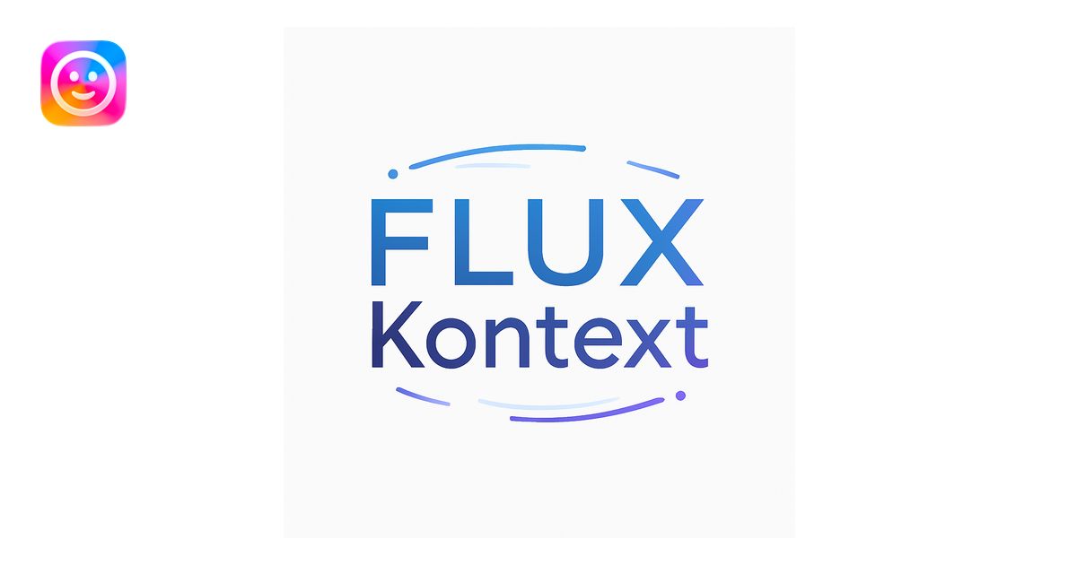 make a image with logo of text "FLUX Kontext" image | AI Emoji Generator