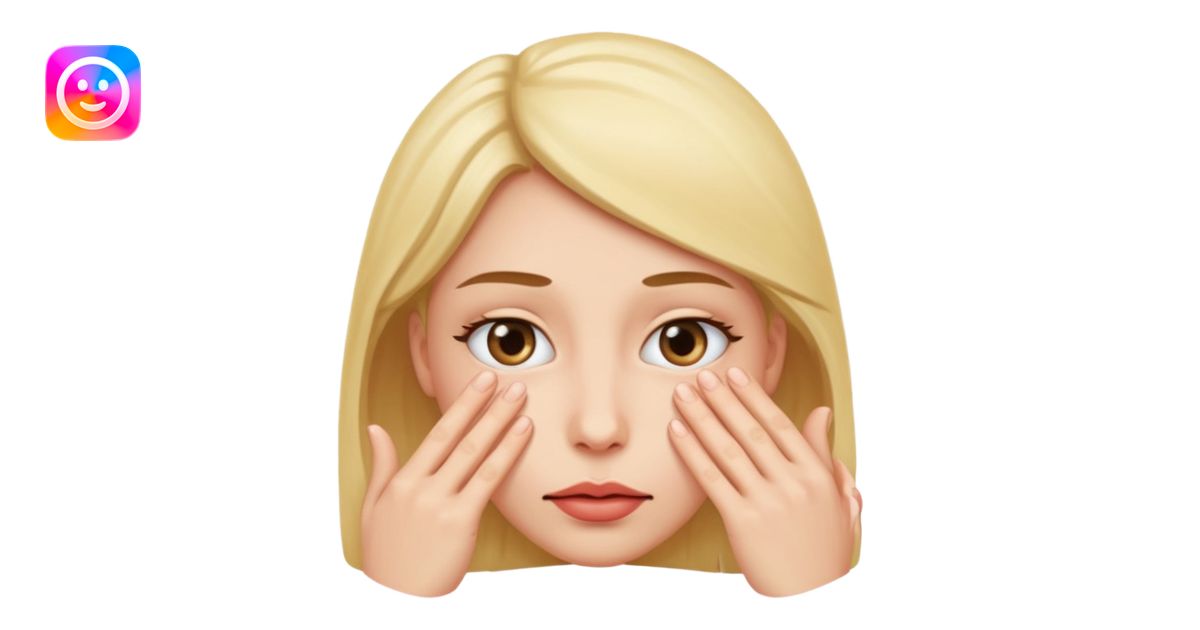 Peeking eyes through fingers emoji | AI Emoji Generator