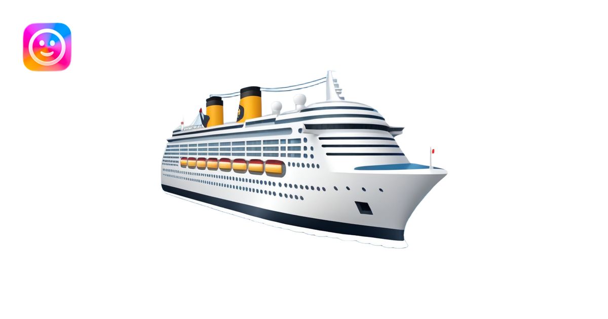 cruise ship emoji | AI Emoji Generator
