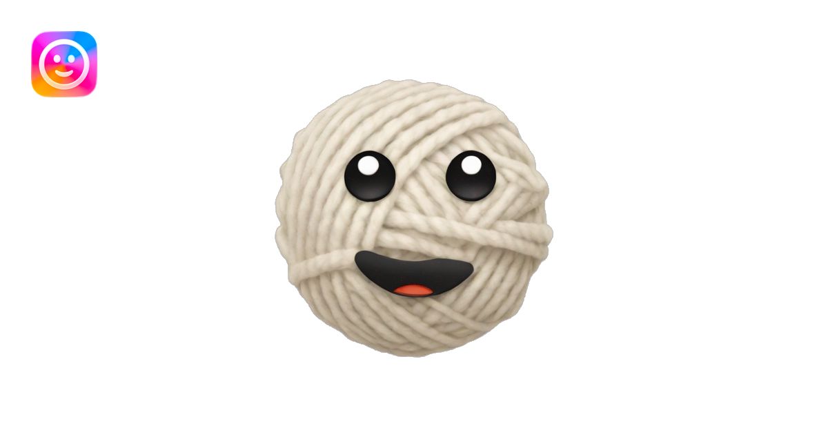 wool ball emoji | AI Emoji Generator