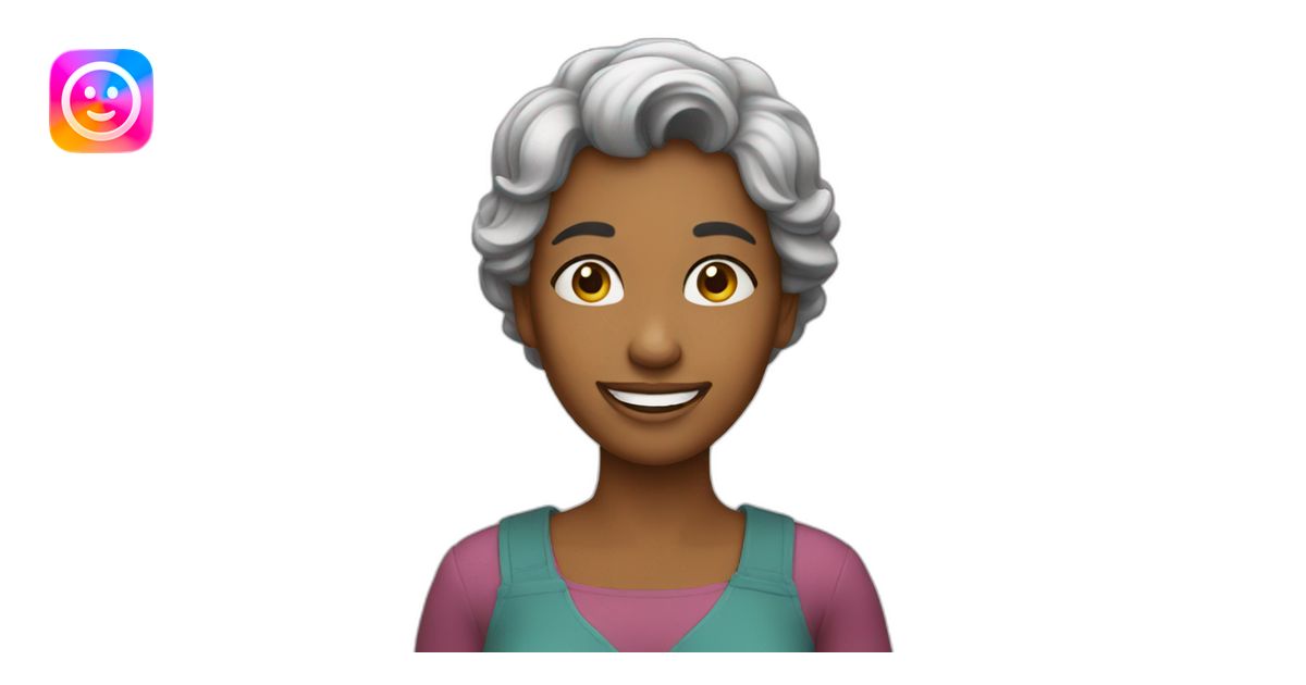 happy polite woman emoji | AI Emoji Generator