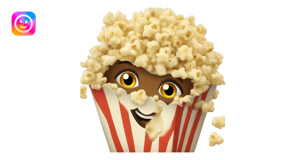 Coquette popcorn emoji | AI Emoji Generator
