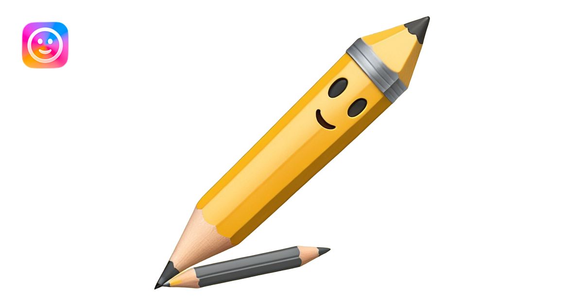 Emoji pencil writing emoji | AI Emoji Generator