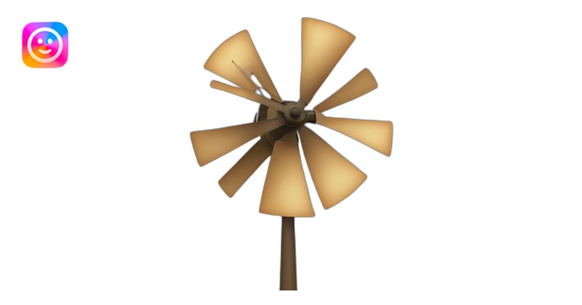 No Brain Meme Windmill emoji | AI Emoji Generator